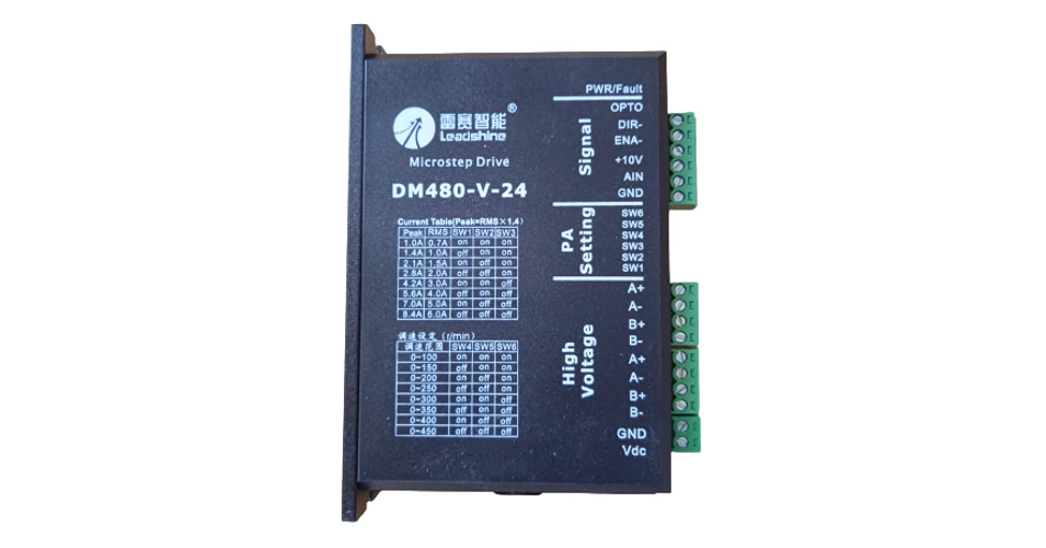 Vezérlés DM480-V-24 Leadshine ( 0-10V vezérlésű) - Leadshine - KLAVIO - webáruház